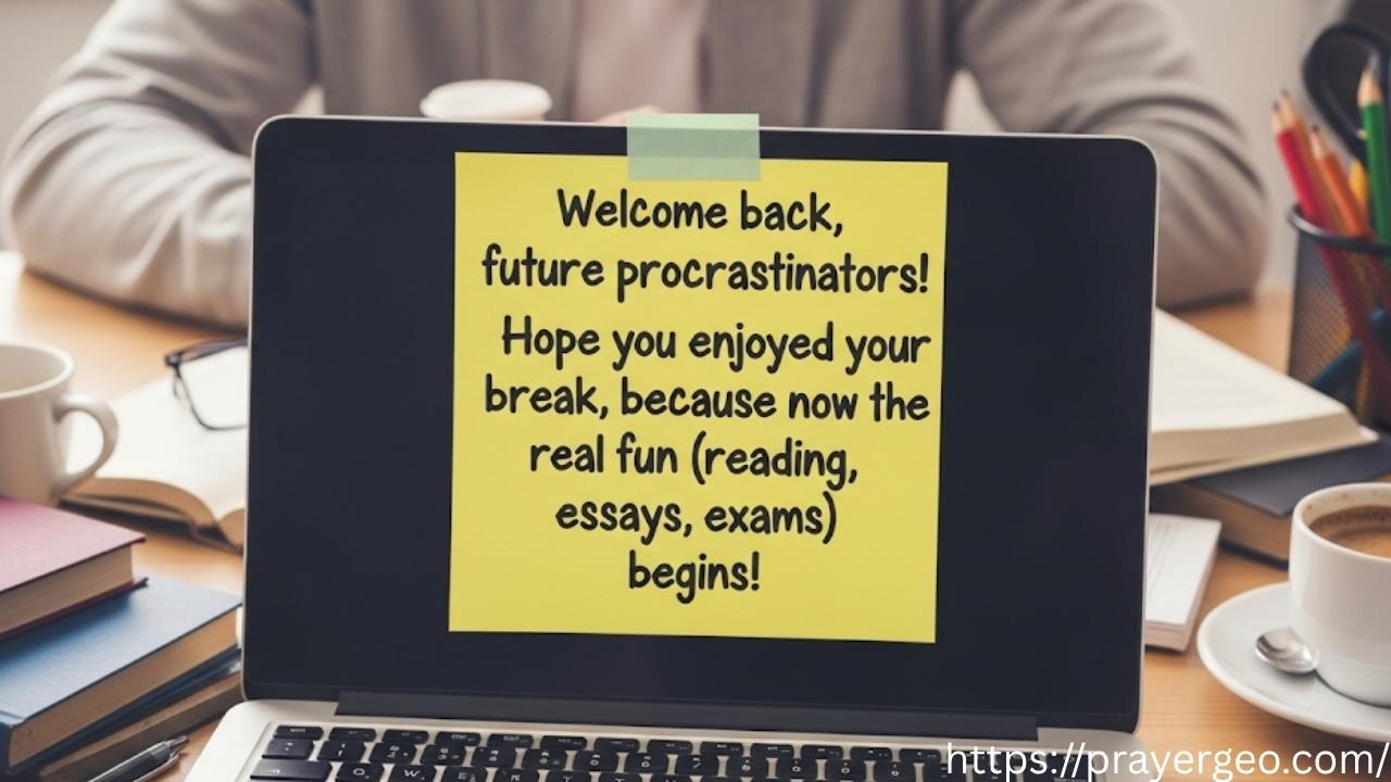 Top 55+ Funny Welcome Back Messages and Quotes