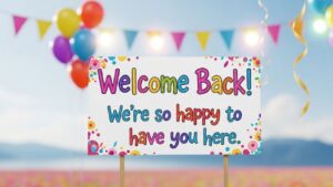 Top 55+ Funny Welcome Back Messages and Quotes