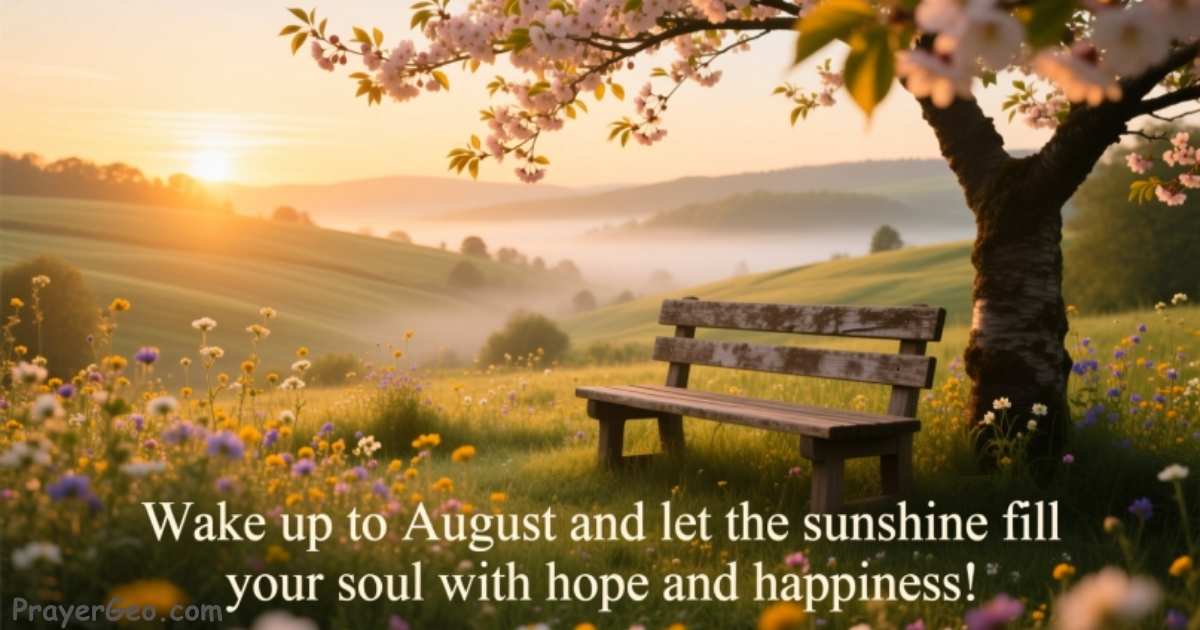 Top 25+ Good Morning August Quotes and Messages