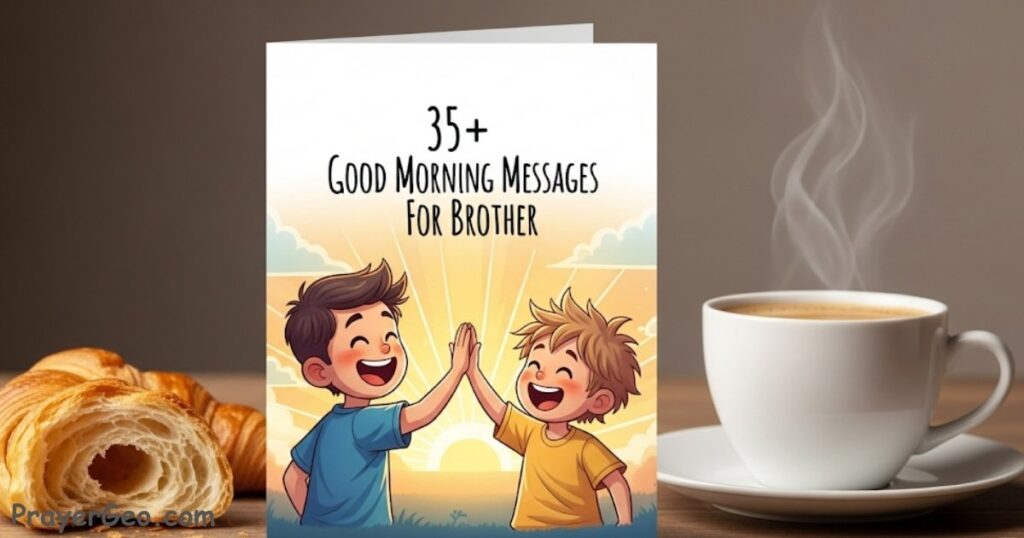 Top 35+ Good Morning Messages for Brother