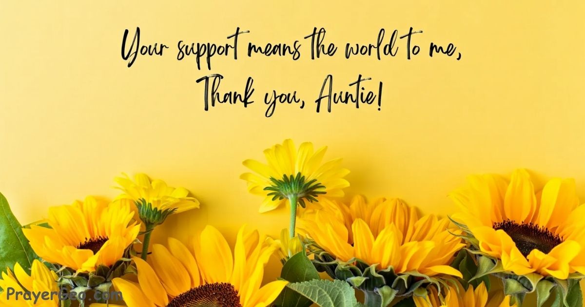 Top 50+ Thank You Messages for Aunt to Show Your Gratitude