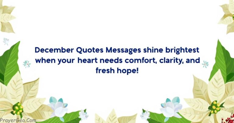 40+ Inspirational December Quotes and New Month Messages